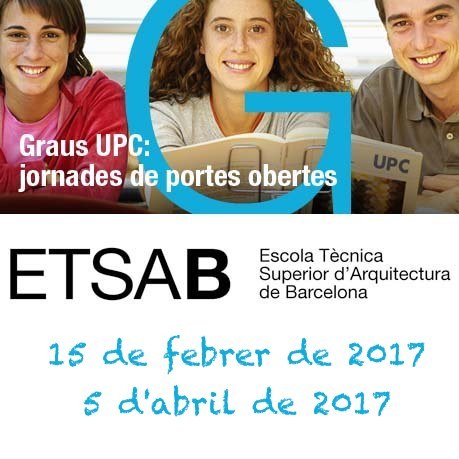 JPO | ETSAB | 2017 — ETSAB - Escola Tècnica Superior d'Arquitectura de ...